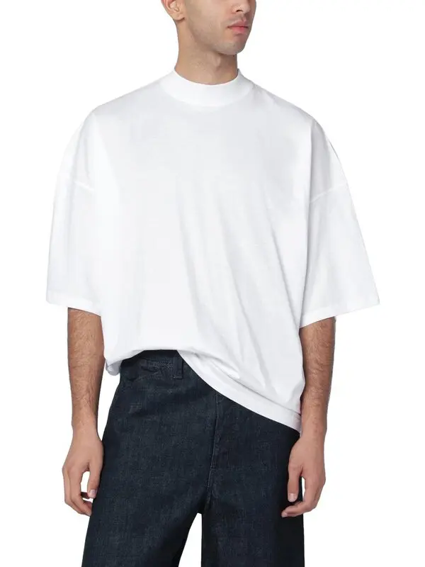 JIL SANDER Oversized Cotton T Shirt - White