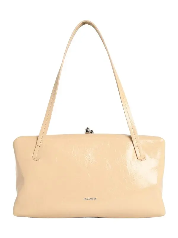 JIL SANDER Goji Pillow Small Lear Bag - Beige