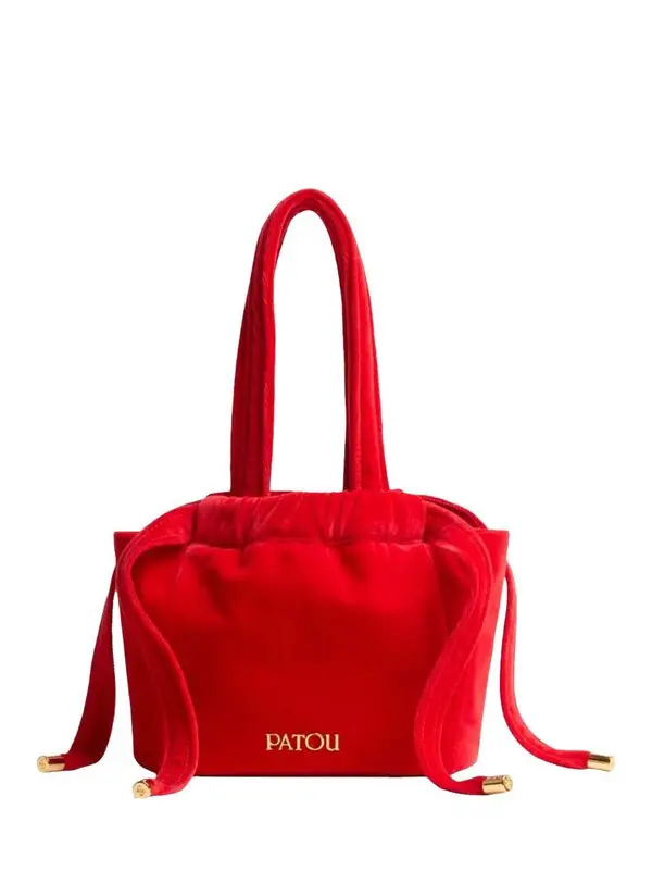 Patou Velvet Clutch - Red
