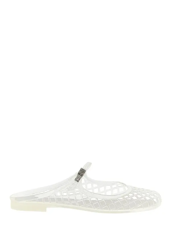 Tory Burch Mello Mary Jane Jelly Sabots - White