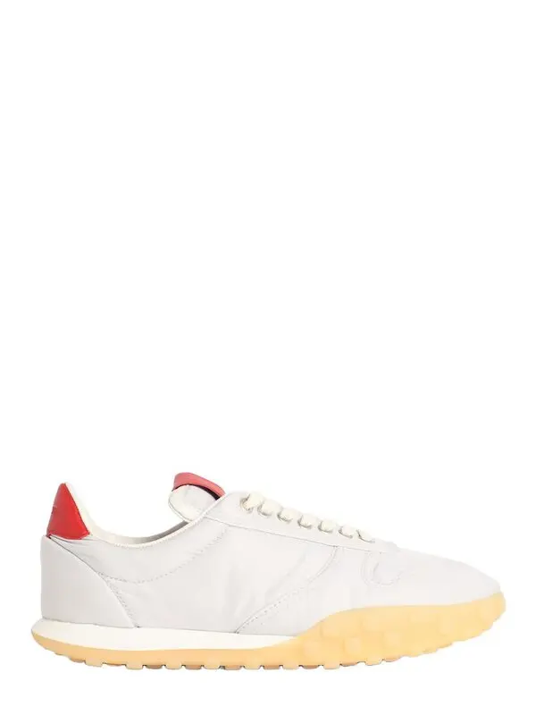 JIL SANDER Nylon And Nappa Leather Sneakers - White