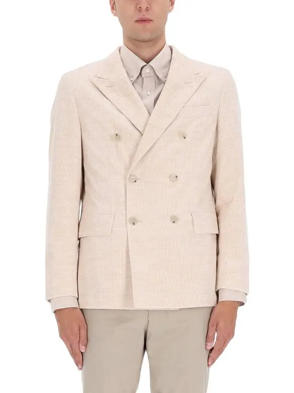 Hugo Boss Corduroy Blazer - Beige