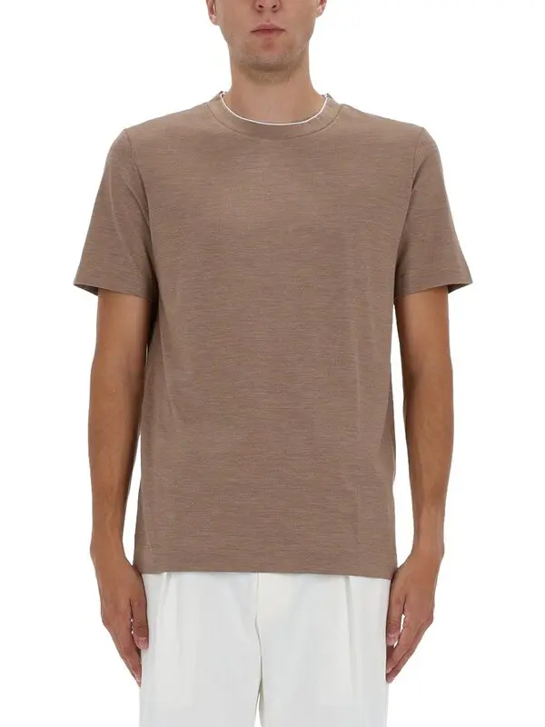Hugo Boss Tesar' T Shirt - Brown