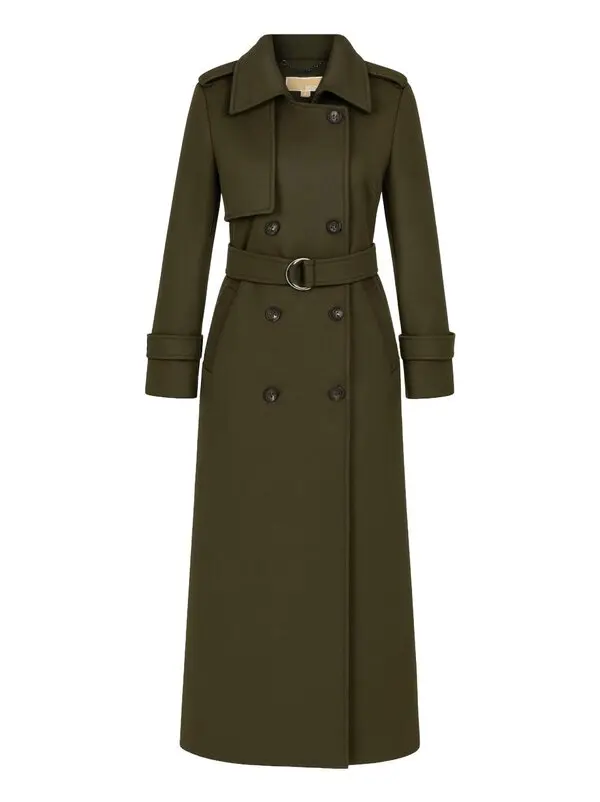 Michael Kors Belted Trench Coat - Brown