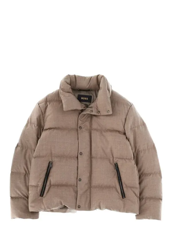 Hugo Boss L Doverso' Padded Jacket - Beige