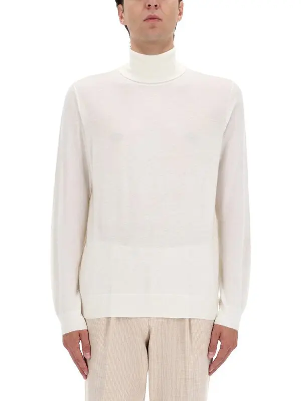 Hugo Boss Bernard' Turtleneck Sweater - White