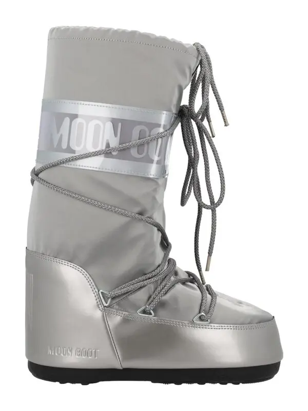 Moon Boot Icon Glance Boots - Silver