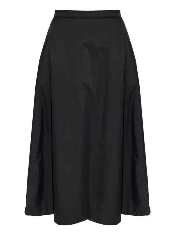 Add A-line Skirt - Black