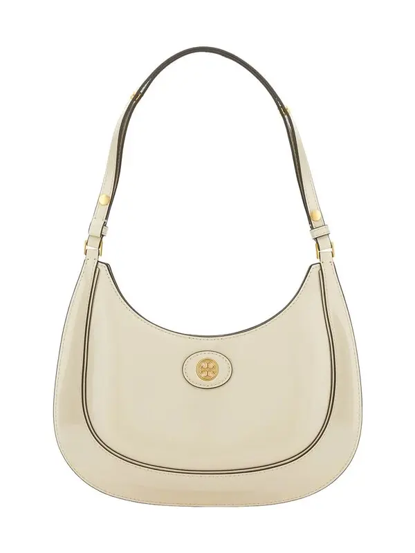 Tory Burch Robinson Crescent Bag - White