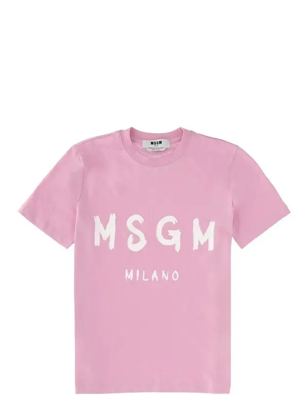 MSGM Logo T-shirt - Pink