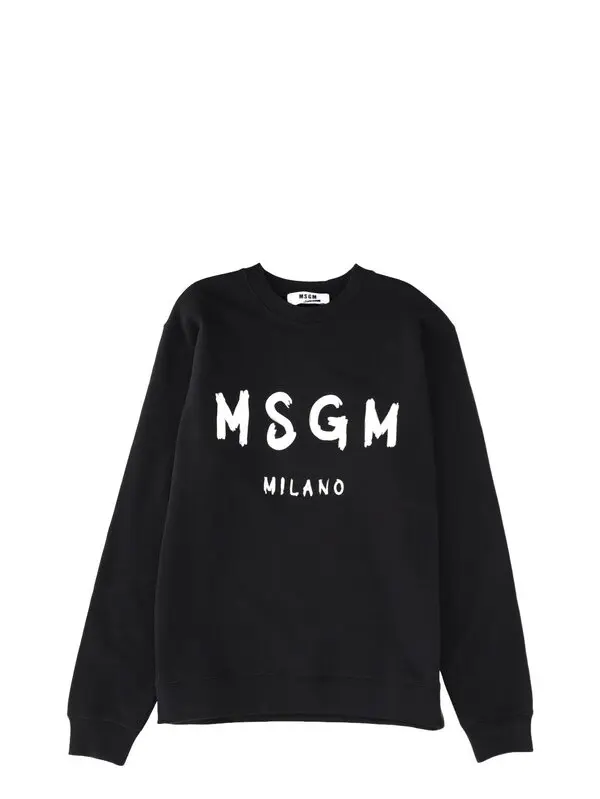 MSGM Sweatshirt With Logo - Black