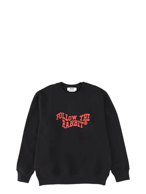 MSGM Regular Fit Sweatshirt - Black