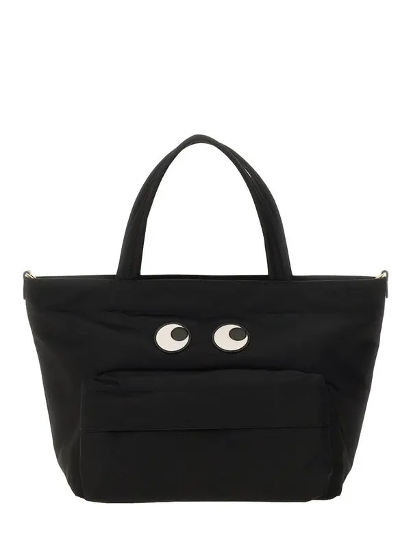 ANYA HINDMARCH Mini 'eyes' Tote Bag - Black