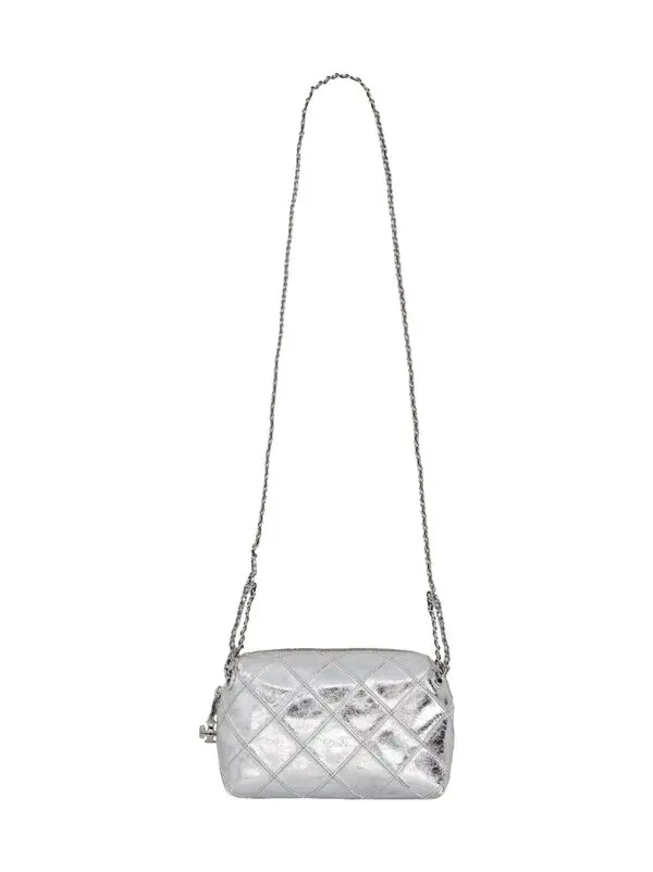 Tory Burch Fleming Bag - Silver