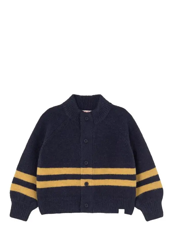 TINYCOTTONS Striped Cardigan - Blue