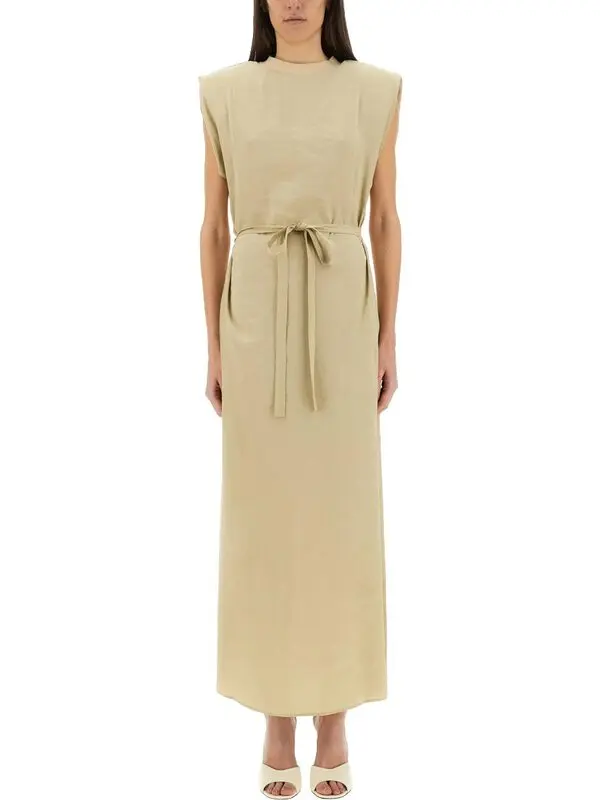 ALYSI Long Dress - Beige