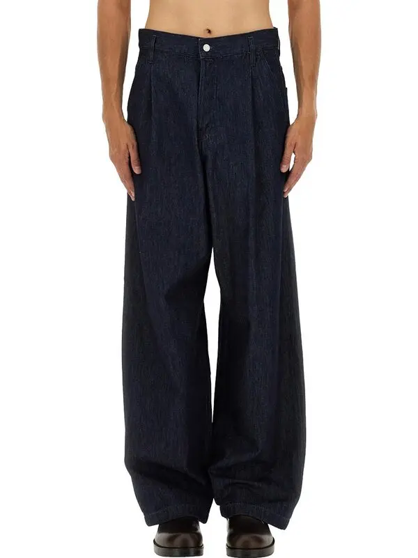 Dries Van Noten Penning Pants - Blue