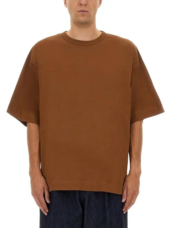 Dries Van Noten Cotton T Shirt - Brown