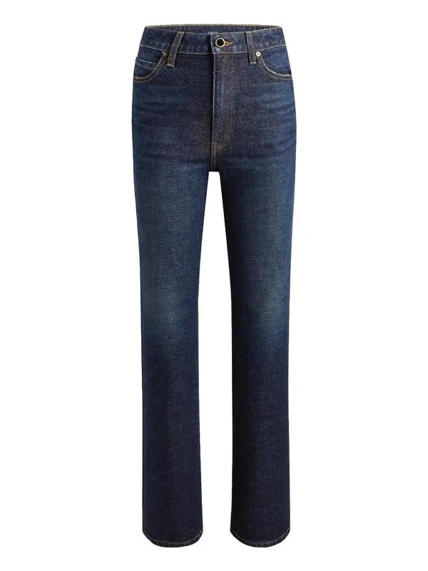 Khaite Danielle Straight Leg Jeans - Blue