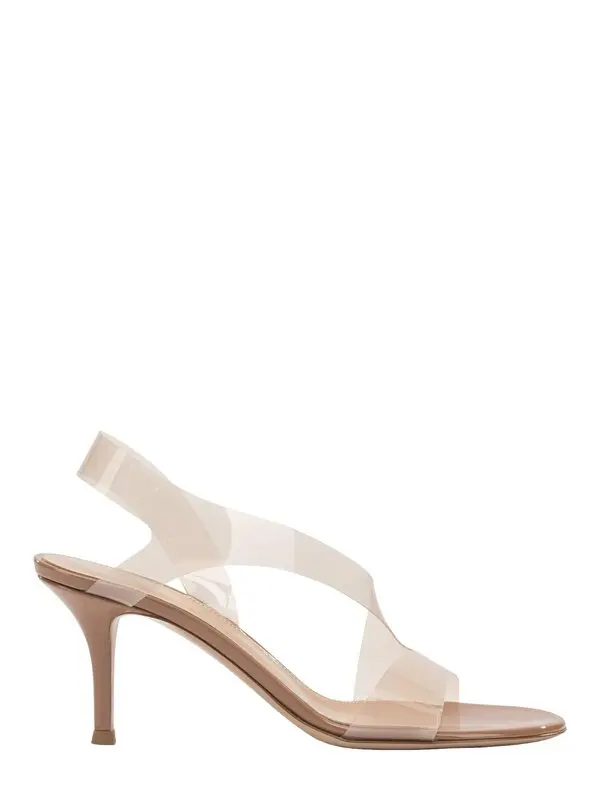 GIANVITO ROSSI Metropolis 70 Mm Heeled Sandals - Beige