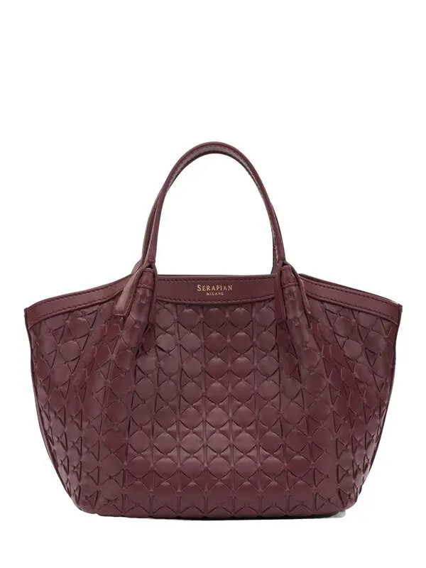 SERAPIAN Secret Mini Handbag - Bordeaux