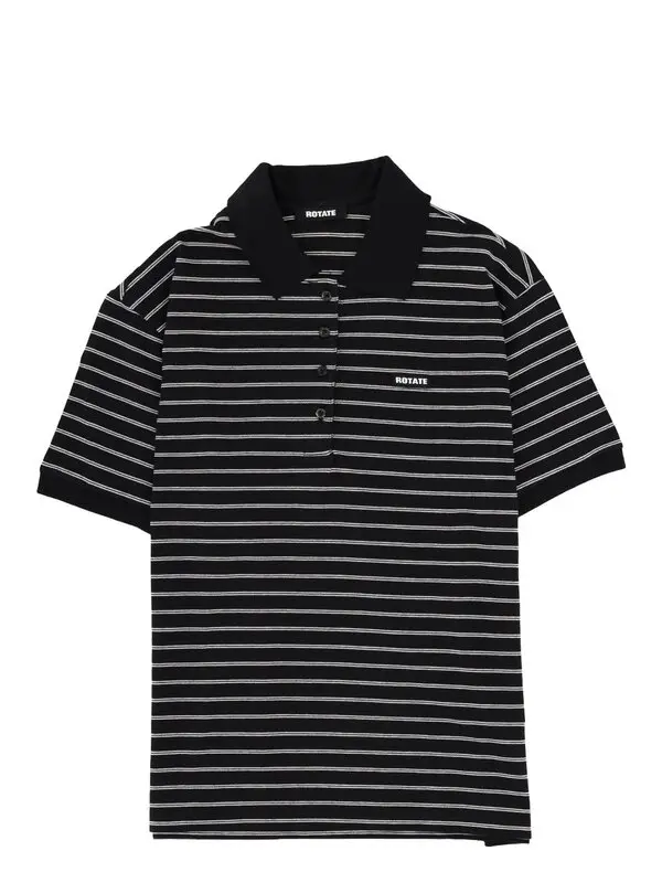 Remain Birger Christensen Logo Polo - Black