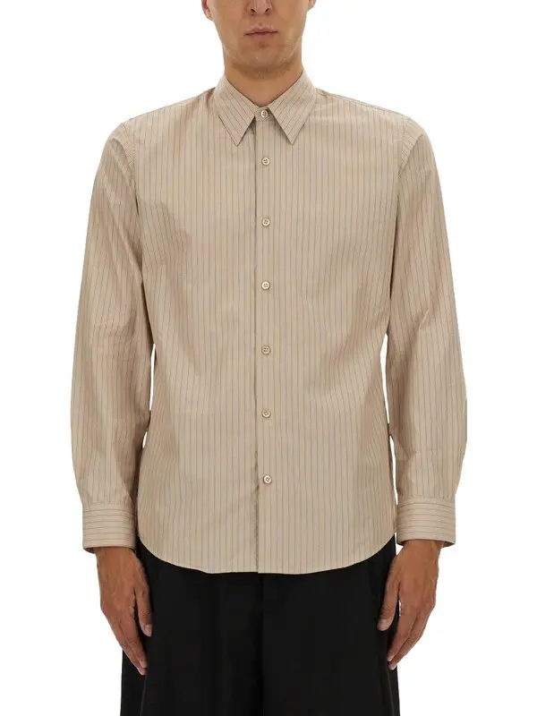 Dries Van Noten Striped Shirt - Beige