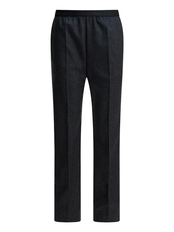 MAISON MARGIELA Straight Leg Wool Pants - Grey