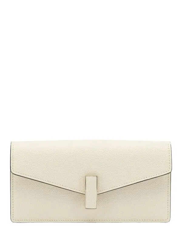 VALEXTRA Iside Clutch With Chain - White
