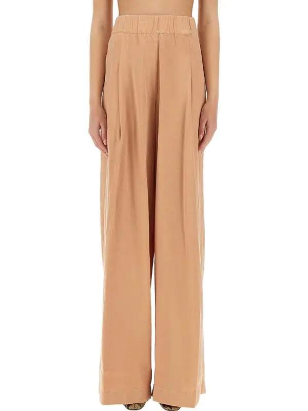 Dries Van Noten Wide Leg Trousers - Pink