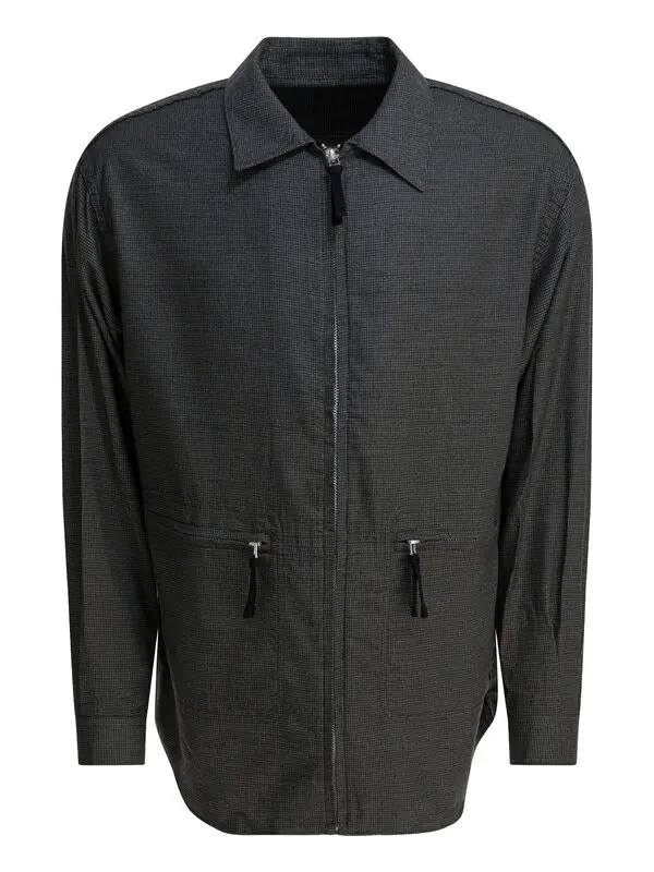 Comme Des Garçons Cotton Overshirt Jacket - Grey