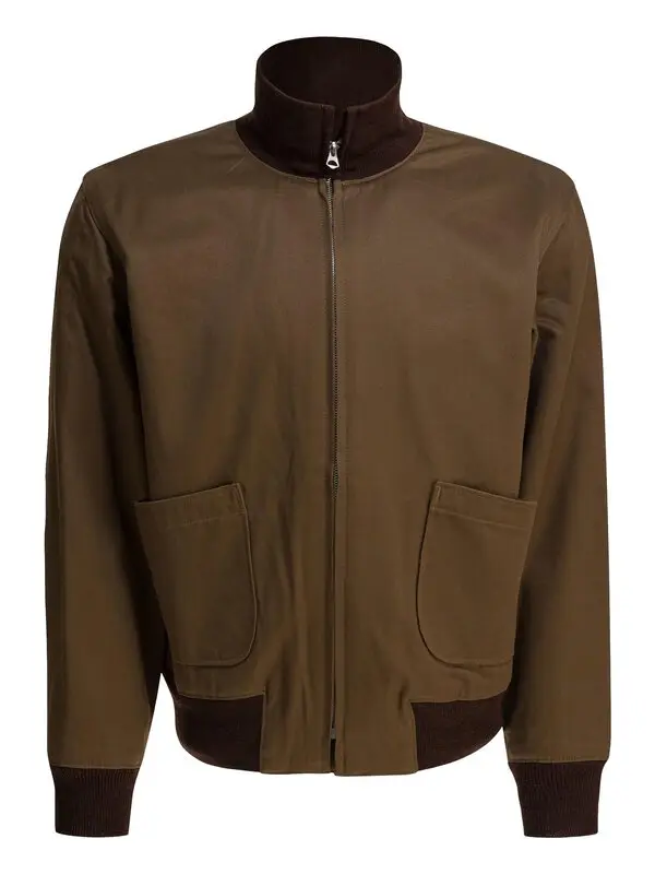BUZZ RICKSON'S Bomber Jacket - Brown