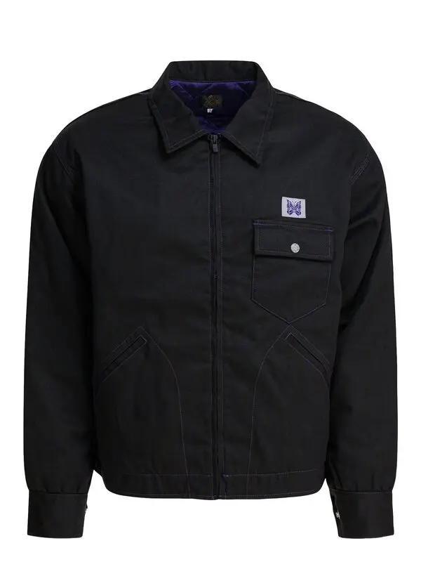 Needles Pe/c Twill Lightweight Jacket - Black