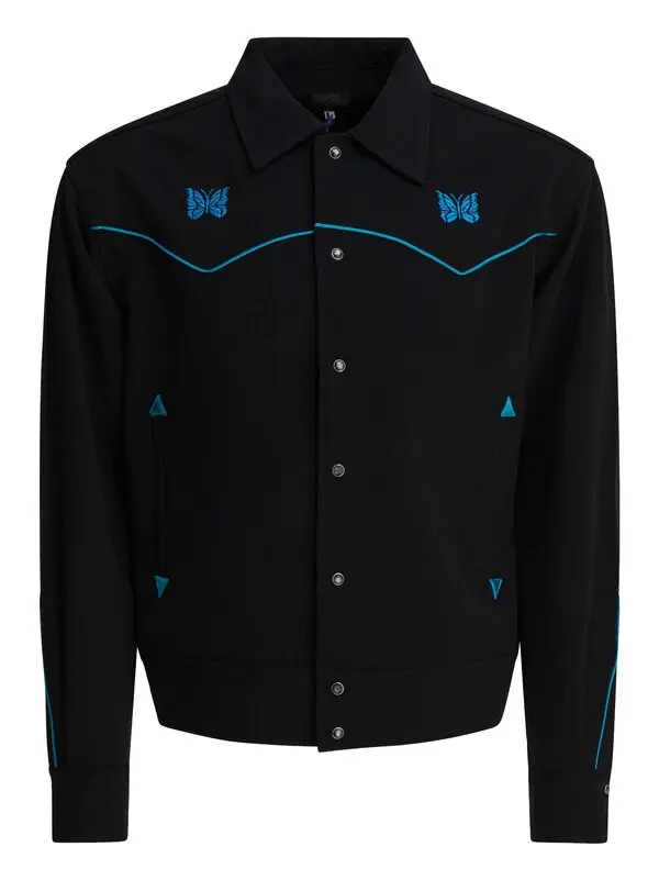 Needles Western Detail Overshirt Jacket - Black