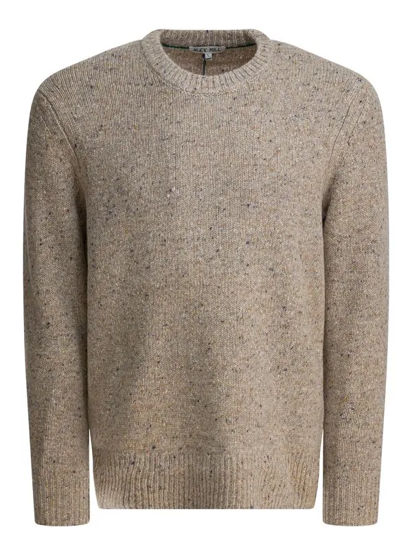 ALEX MILL Donegal' Wool Sweater - Beige