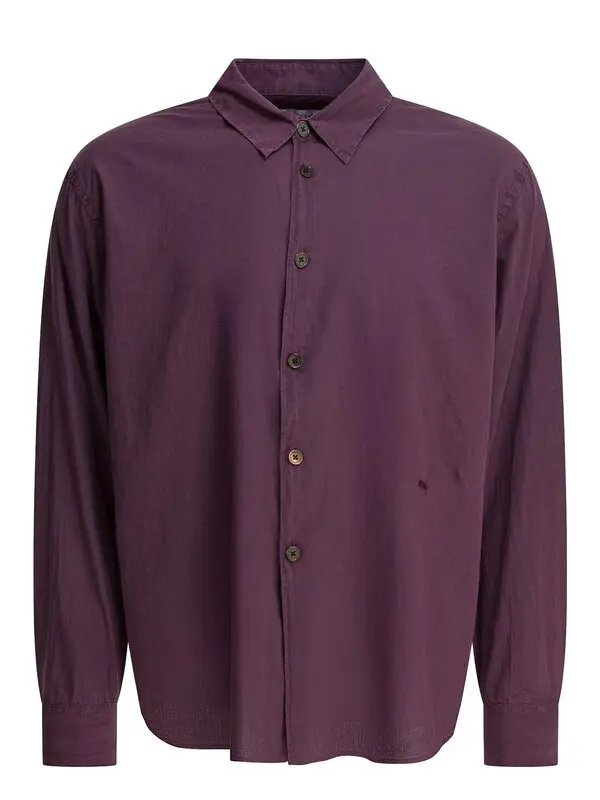Our Legacy Cotton Shirt - Bordeaux