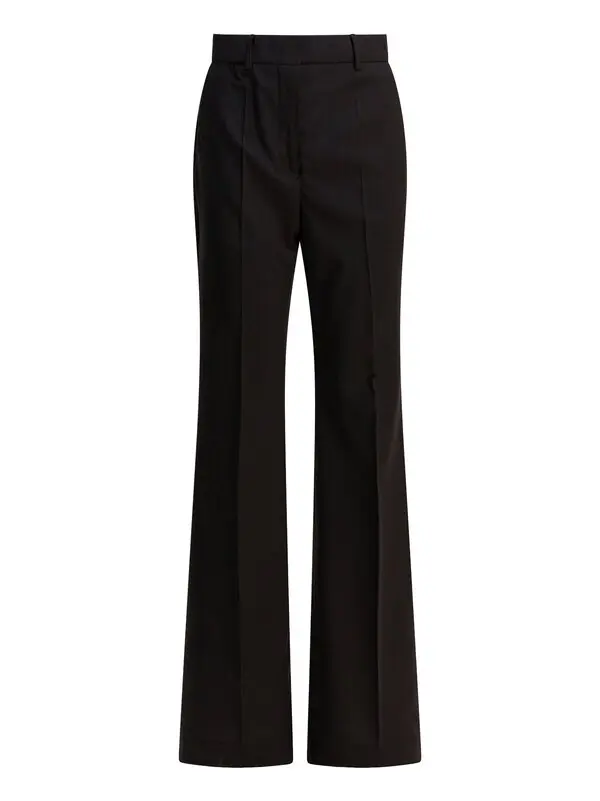 Max Mara Flare Wool Pants - Brown