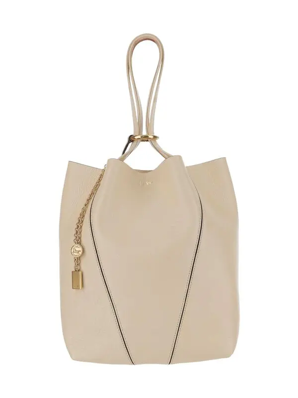 Chloé Spin Tote Bag - Ivory
