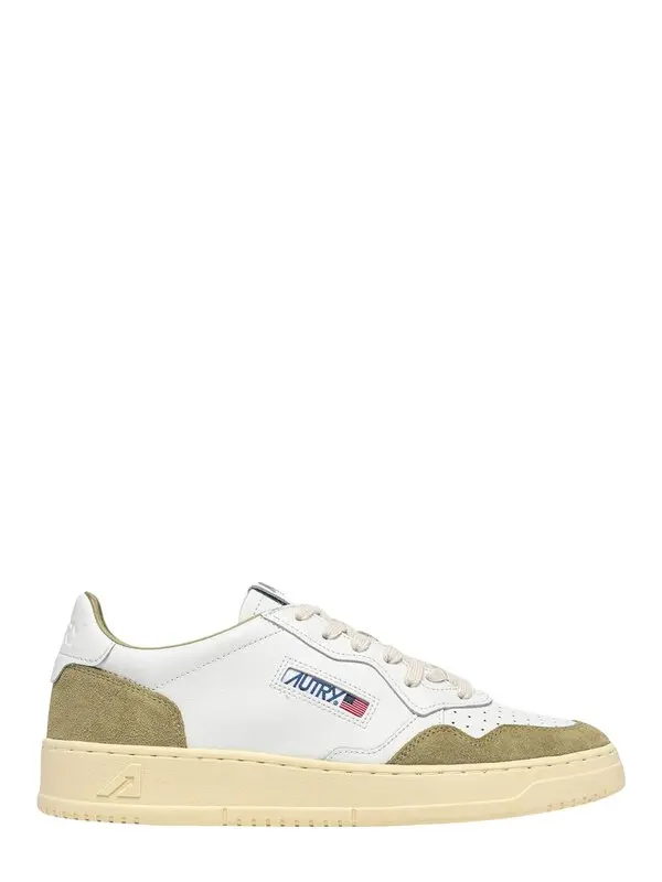 AUTRY Medalist Low Leather Sneakers - Green