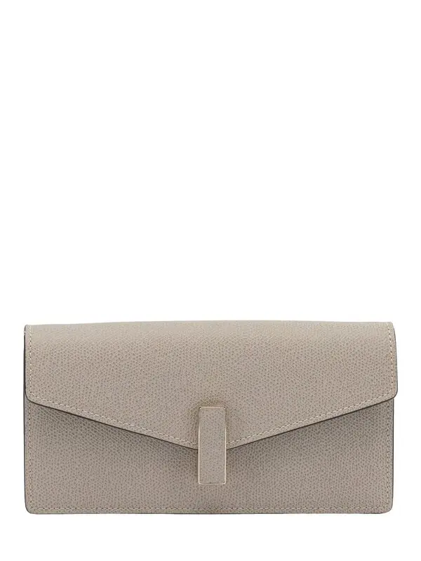 VALEXTRA Iside Clutch With Chain - Beige