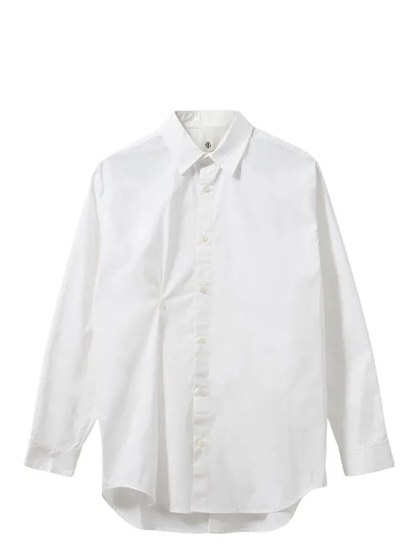 THE GARMENT Cyprus Stretch Cotton Shirt - White