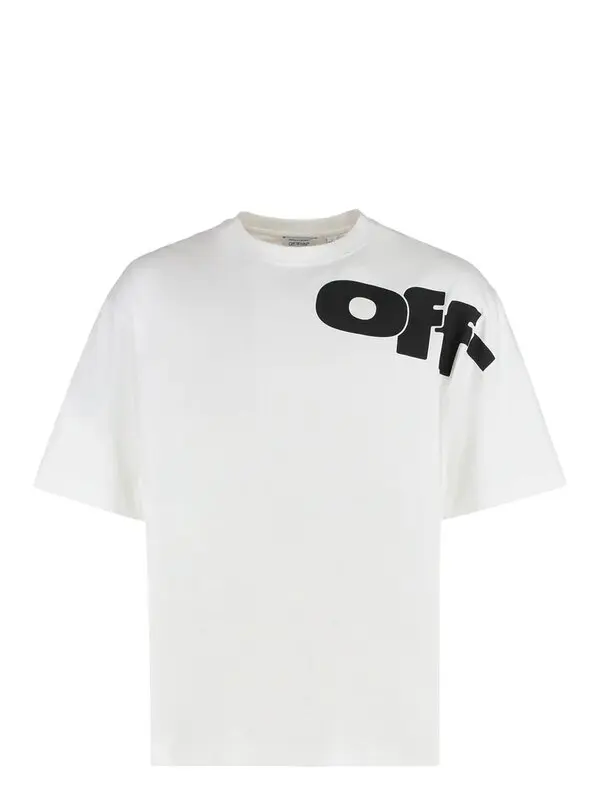 Off White Shared Logo Skate T Shirt - White