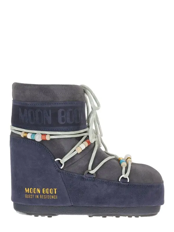 MOON BOOT X GUEST IN RESIDENCE Icon Low Boots - Blue