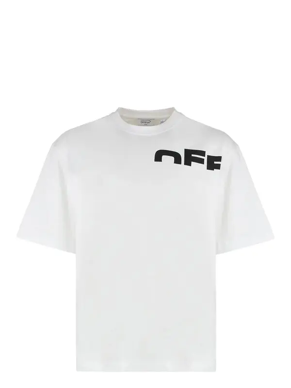 Off White Logo T Shirt - White