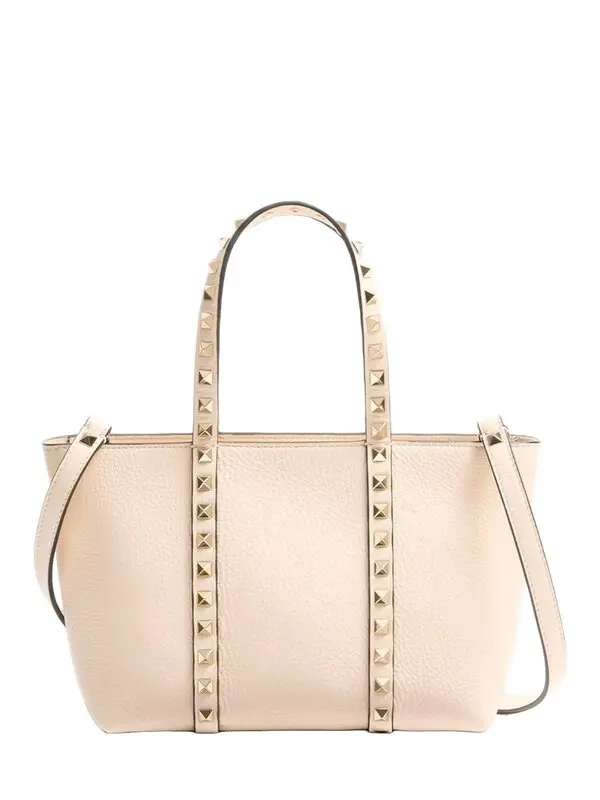 Valentino Garavani Small Tote Bag - Beige