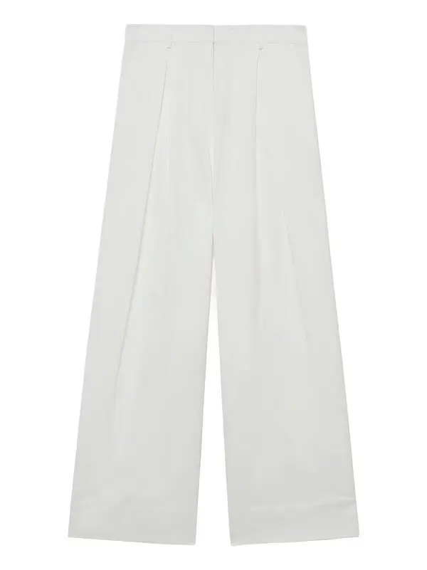 THE GARMENT Avelino Stretch Cotton Trousers - White