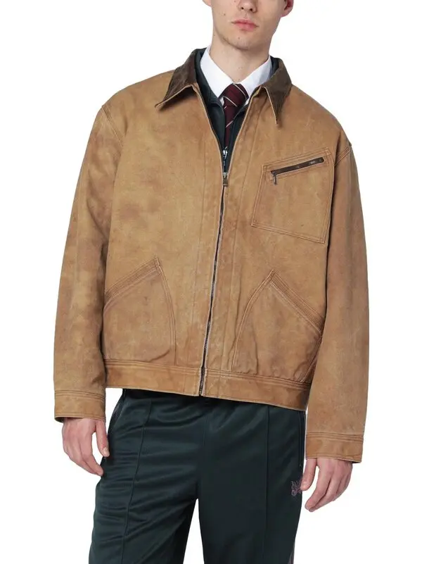 Needles Cotton Zip Jacket - Brown