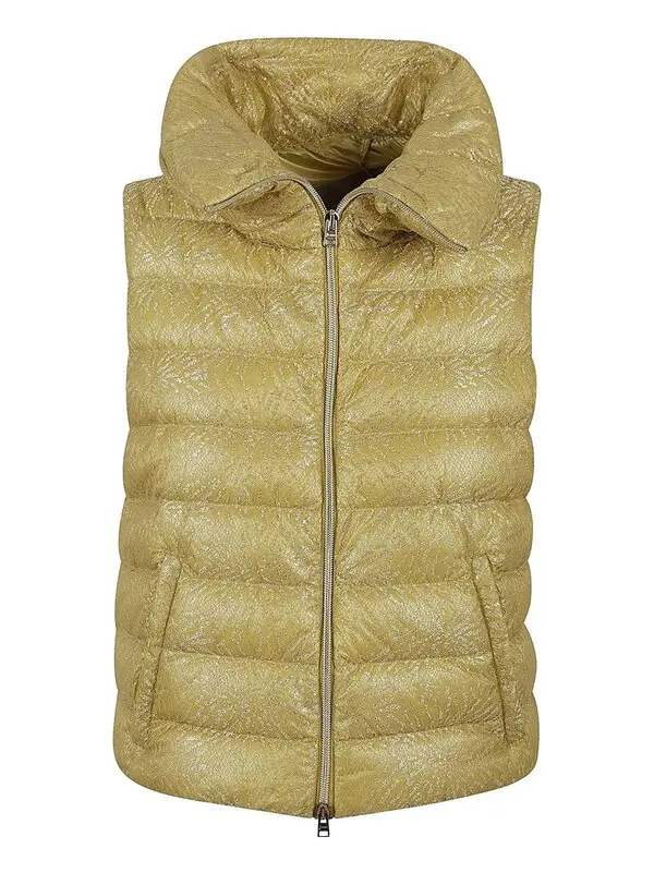 Herno Padded Vest Jacket - Yellow