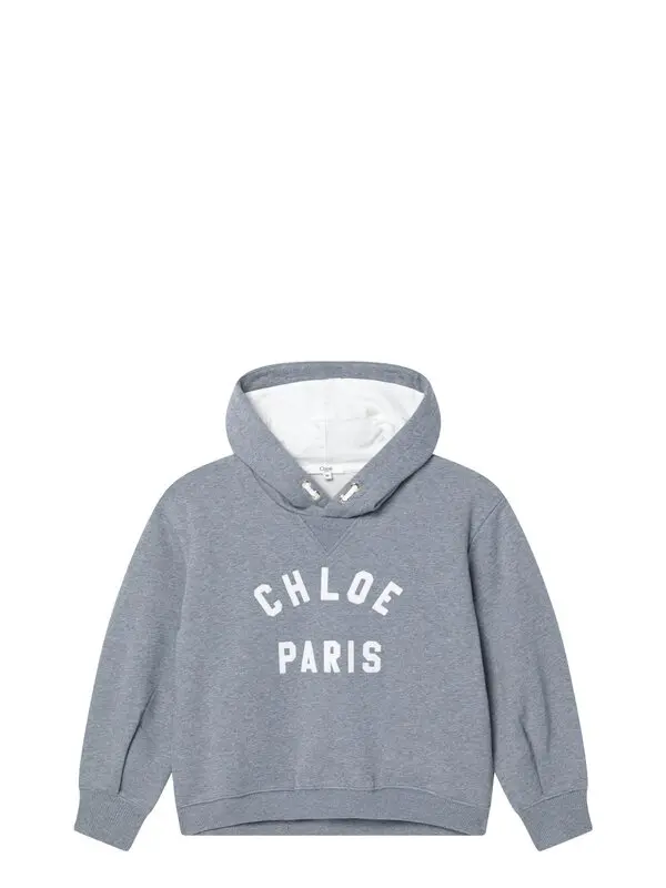 Chloé Logo Hoodie - Grey