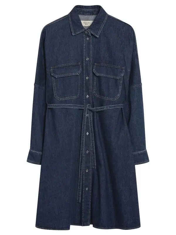 Max Mara Denim Shirt Dress - Blue